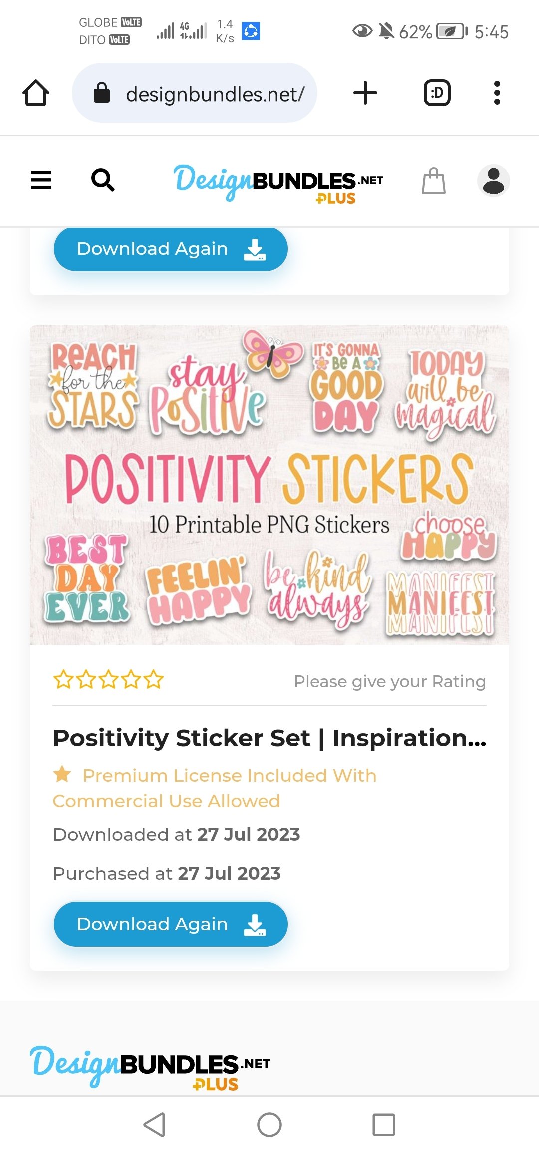 Positivity Sticker Set | Inspirational Stickers