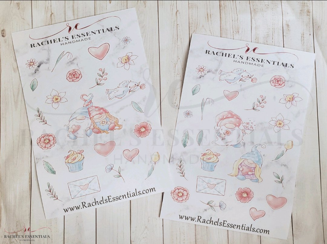 Valentines Day Gnomes Stickers