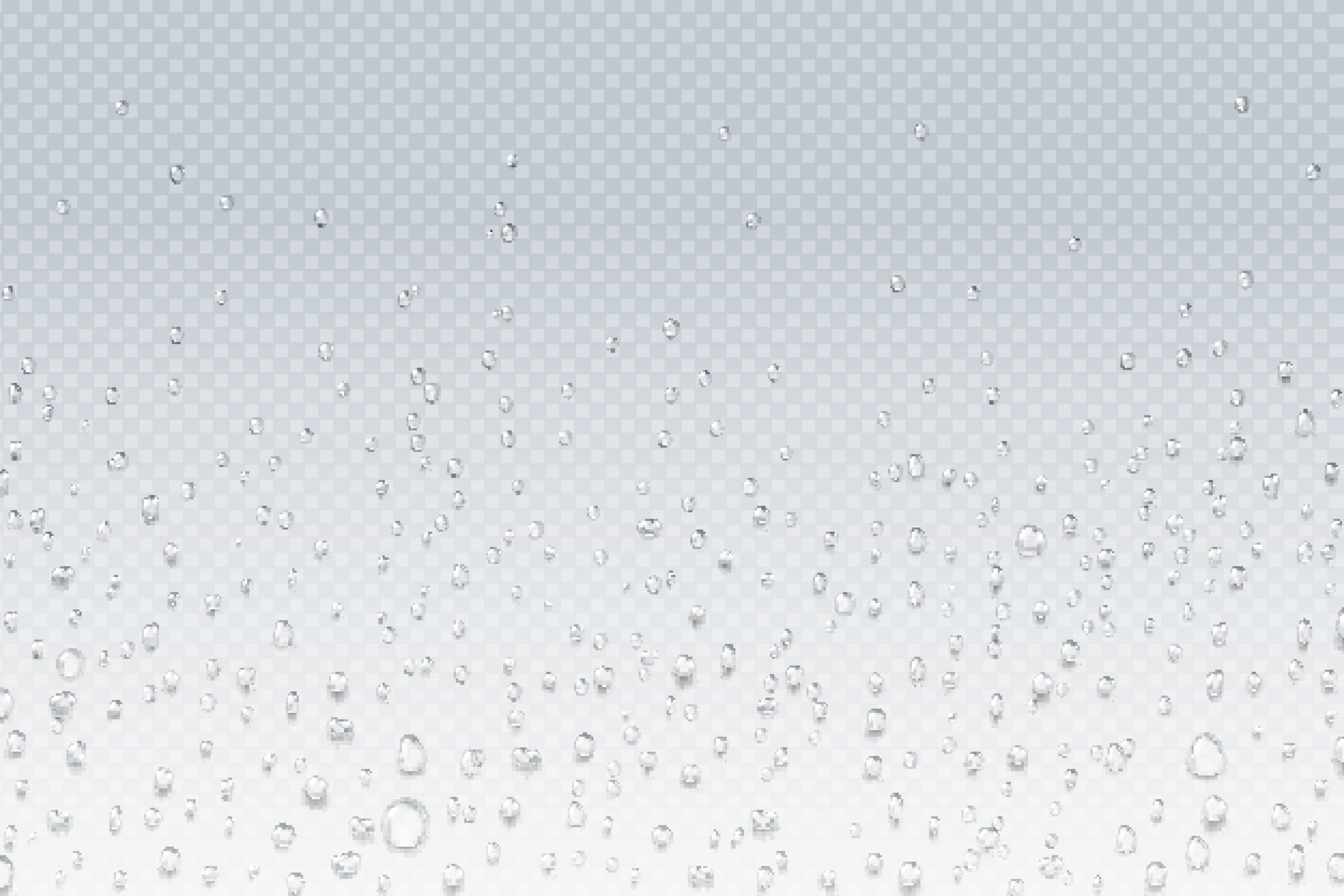 Water drops on glass. Rain droplets on transparent window, s