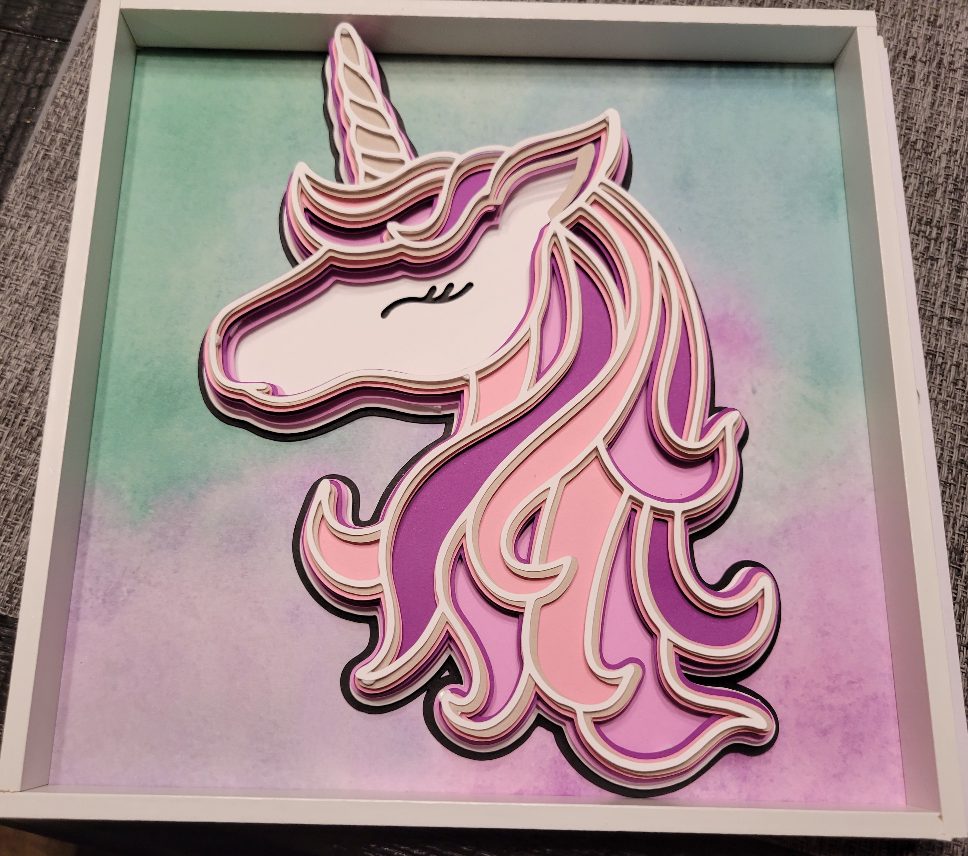128 3d Layered Unicorn Svg Free Free Download SVG Cut Files 