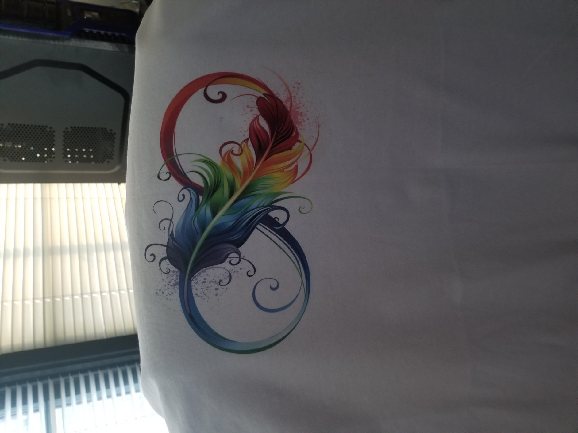 Infinity Symbol with Rainbow Feather (224089) | Illustrations | Design ...