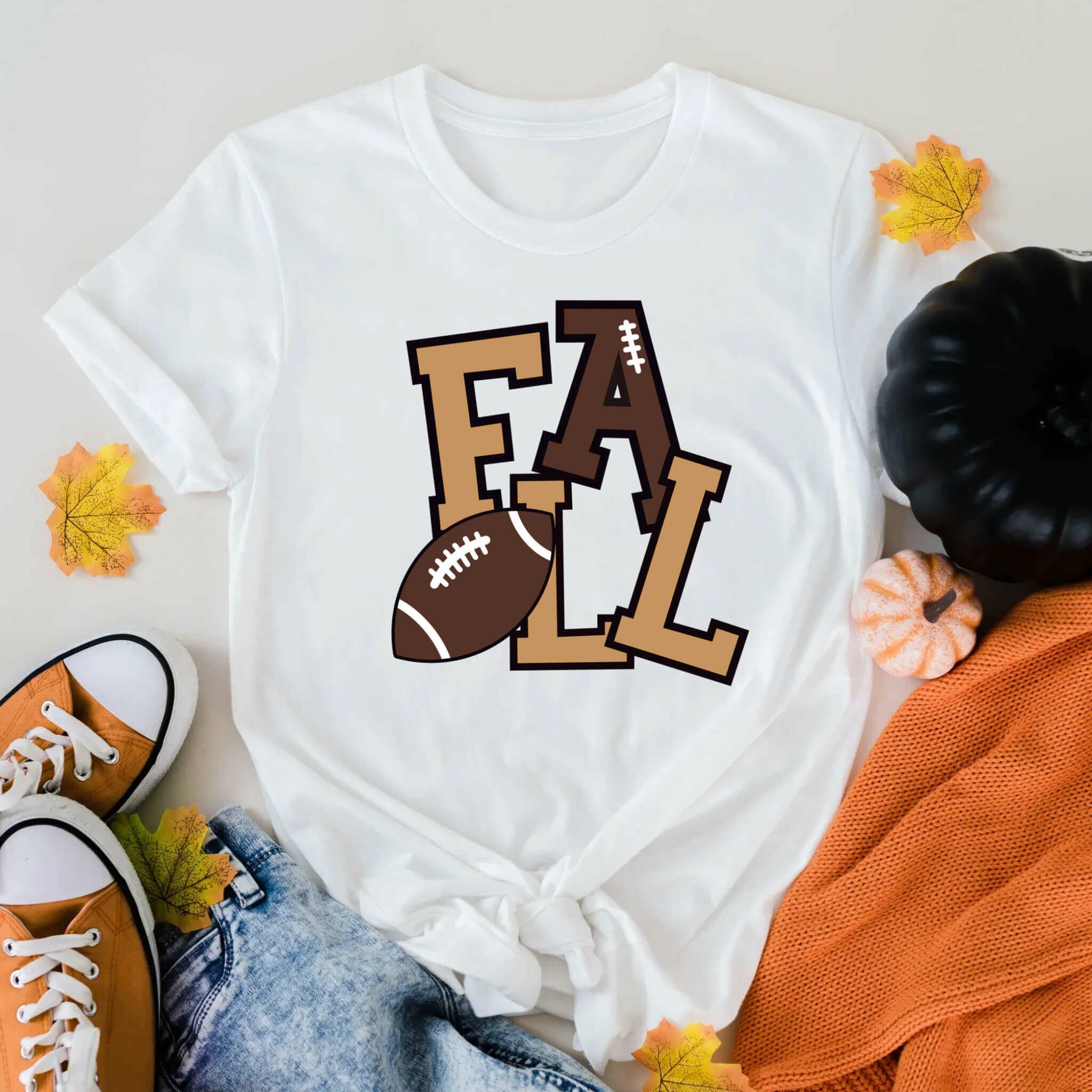 Fall Football Sublimation PNG