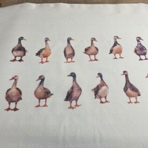 Runner Duck Clipart | Set of 12 Watercolour Duck PNGS