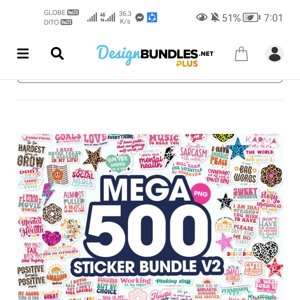 Mega PNG sticker bundle | Sticker png bundle