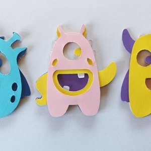 10 Cute Monsters | 3D Layered Cut Files Bundle
