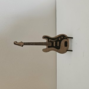 Acoustic Guitar Pick Holder Laser Cut. Guitar Pick (3828315)
