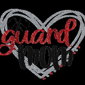 Guard Mom - Heart - SVG - DXF - EPS - PNG