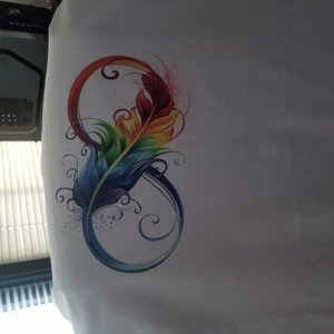 Infinity Symbol with Rainbow Feather (224089) | Illustrations | Design ...