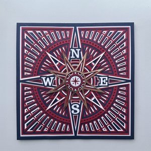 3D Compass SVG, Layered Compass SVG, Windrose (1495495)