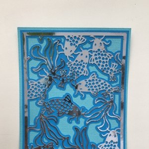 fish paper cut design. SVG / DXF / PNG / EPS