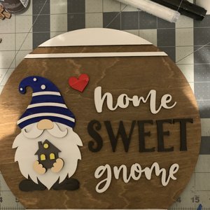 Round sign svg bundle, gnome signs, interchangeable sign