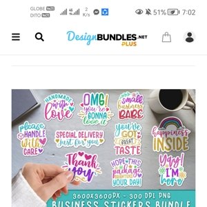 Small Business Stickers Bundle