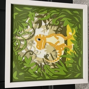 3D Dinosaur Shadow box