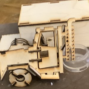 3D Wooden Puzzle for Adults-Mechanical Train